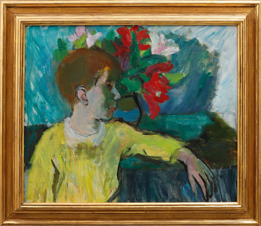 NILS NILSSON. attributed, portrait, oil on canvas. Art - Paintings ...