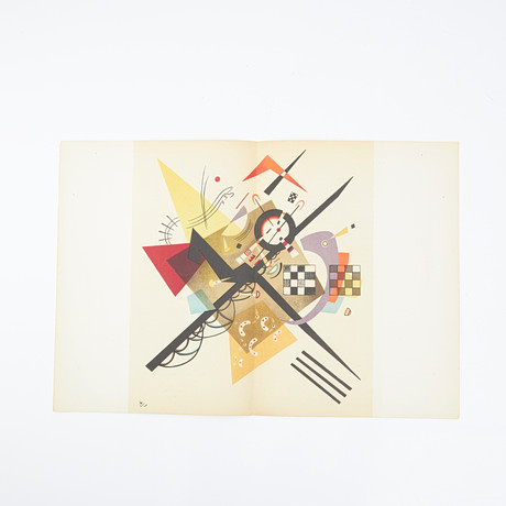 WASSILY KANDINSKY. After. Composition, color lithograph from 1953, from ...