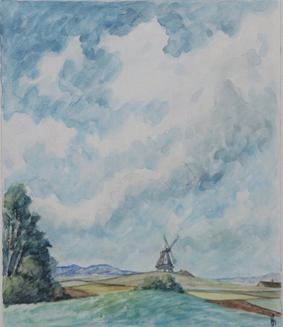 HARRY SCHEIN. Attributed to. Scanian motif, indistinctly signed. Art ...