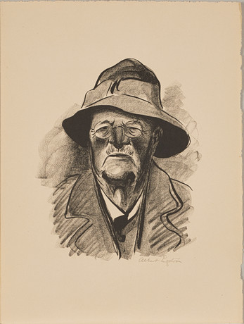 ALBERT ENGSTRÖM. XYLOGRAFEN, mapp, innehållandes 4 litografier ...