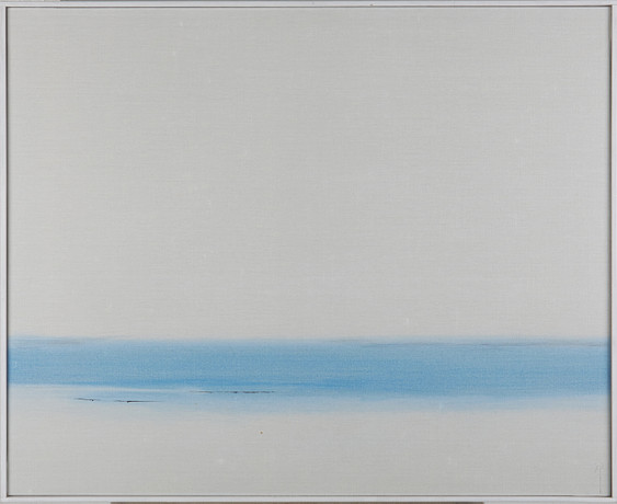 ARNE OLSSON. Blue horizon, oil on canvas, signed. Art - Paintings ...