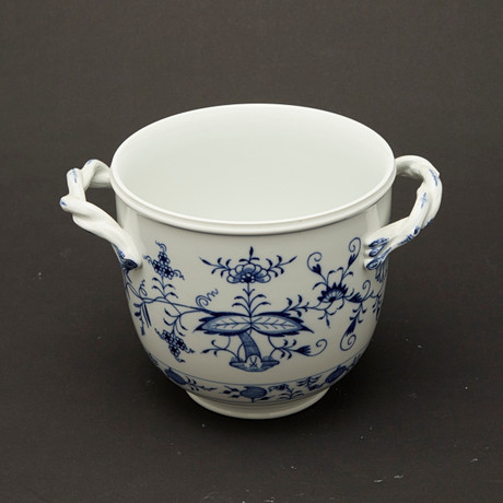 Meissen, cachepot/skål, serie 'Lökmönster, "Porslin, 2. Wahl, Tyskland ...