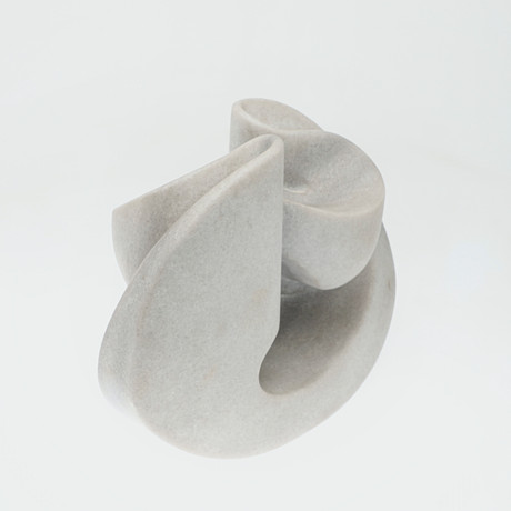 MICHAEL POHLMANN. Sculpture / figure, 'endless loop', marble. Art ...