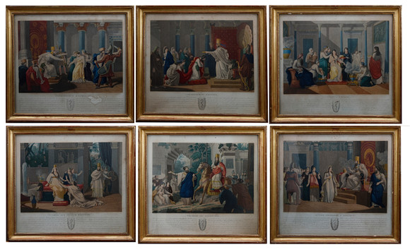 AFTER FLEURY. After. Scenes from the life of Esther. Art - Engravings ...