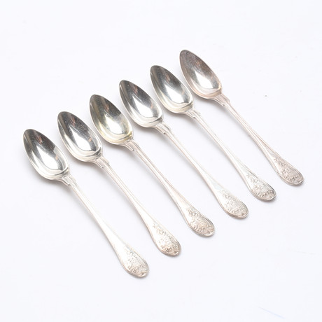 SKEDAR, 6 st, silver, Erik Johan Modée, verksam 1829-1856(1859 ...