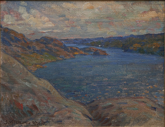 JOHN ÖSTERLUND. OIL on panel, Board, Orust, signed, 1900s. Art ...