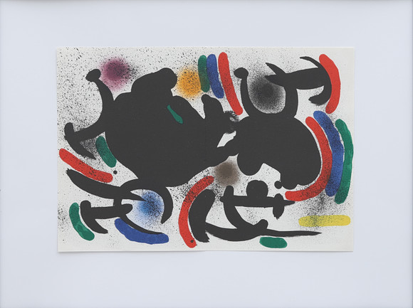 JOAN MIRÓ. Color lithograph, from Miró Lithographe I. Art - Engravings ...