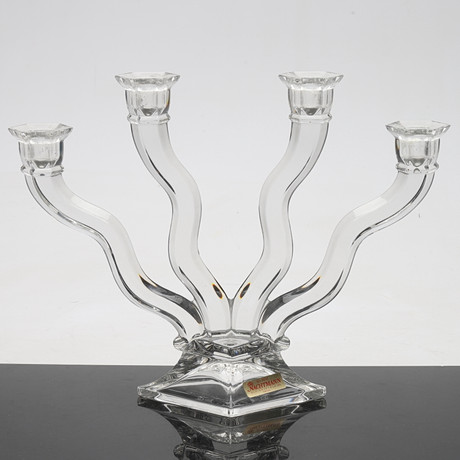 CANDELABER, crystal, Nachtmann, Germany, 20th century. Lighting & Lamps ...