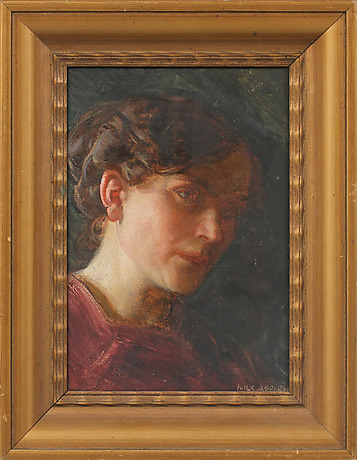 NILS ASPLUND. OIL PAINTINGS, 3 pcs, signed. Art - Paintings - Auctionet