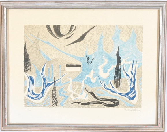 STELLAN MÖRNER. Färglitografi. Konst - Grafik - Auctionet