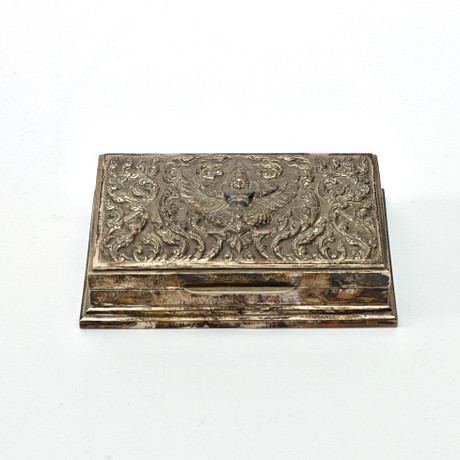 BOX, hopea 925, Thaimaa, 1900-luvun puoliväli. Hopea ja metalli - Hopea ...