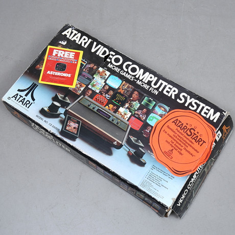 ATARI CX-2600A game console in original box. Toys - Toys - Auctionet