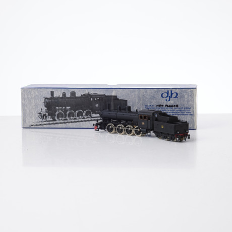 DHJ SWEDISH STEAM LOCOMOTIVE E, track Ho, ca 1983, Sj litt E2-1458 ...