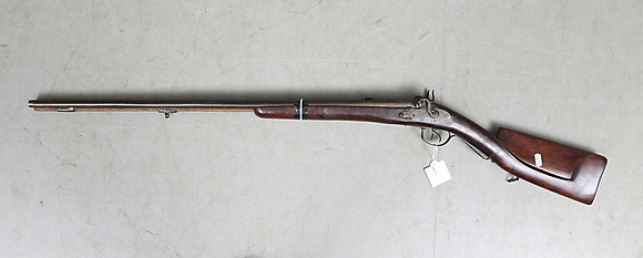 BATCH LOCK RIFLE, 1800s. Coins, Medals & Stamps - Auctionet