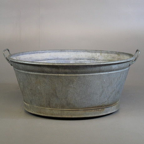 ZINKBALJA med handtag 80 liter. Silver & Metall - Övriga metallföremål ...