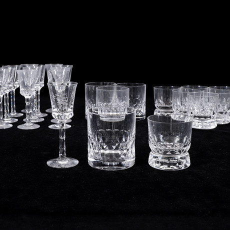 GLASSWARE, 23 pieces, Orrefors / Kosta Boda. Glass - Utility glass ...