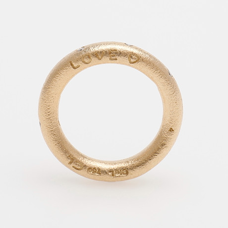 CHARLOTTE LYNGGAARD, 'LOVE' RING, WITH DIAMONDS. Jewellery & Gemstones ...