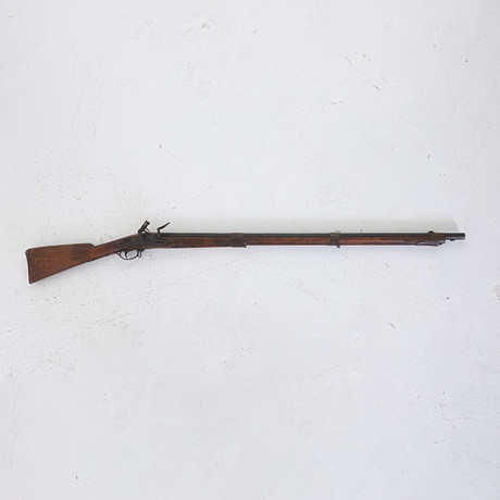 Flintlock rifle, Swedish, w/1815 repair model. Weapons & Militaria ...