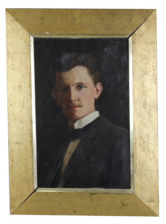 EMIL ÖSTERMAN. olja på duk, självporträtt, Rom, 1896, signerad. Konst ...