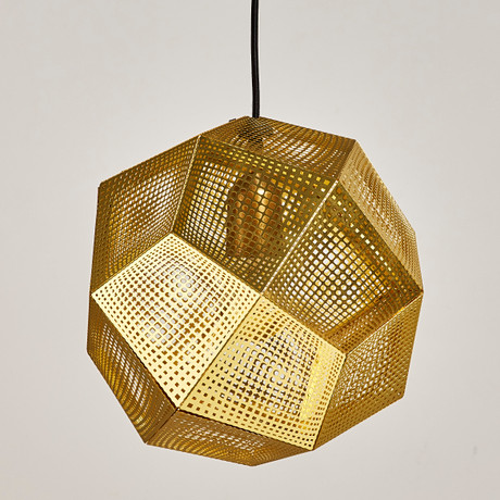 TOM DIXON, ceiling lamp, "Etch", contemporary, brass. Lighting & Lamps ...