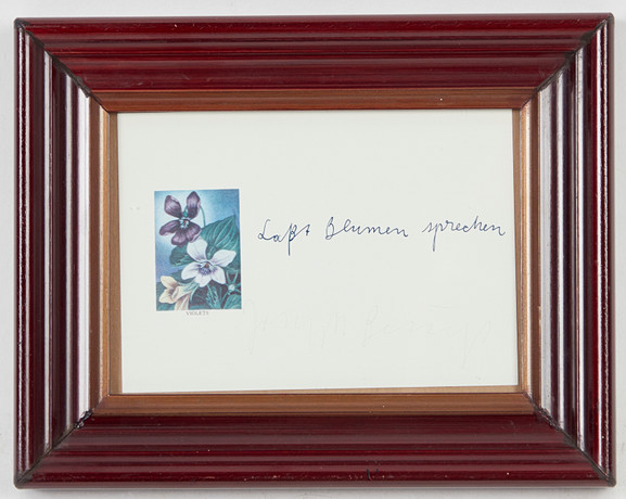 JOSEPH BEUYS. Färgförskjutning, 'Låt blommor tala', 1974. Konst ...