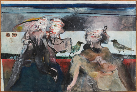 BENGT LANDIN. "Efter festen", olja på duk, signerad. Konst - Måleri ...