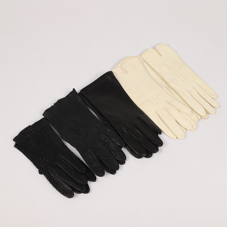 GLOVES, 5 pairs, leather/suede, 1900s/2000s. Vintage & Designer ...