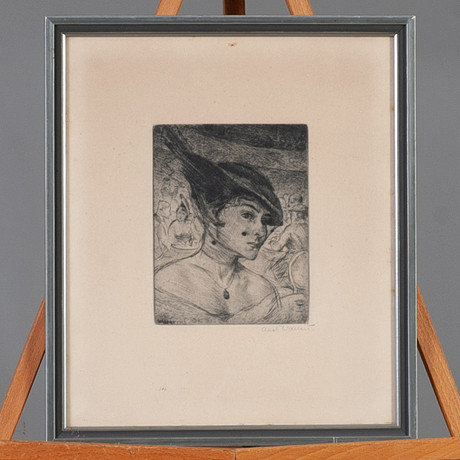 AXEL WALLERT. Etching, signed and dated 1918. Art - Engravings & Prints ...