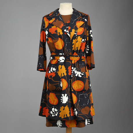 KATJA OF SWEDEN, Klänning och jacka/kappa 38. Vintagekläder ...