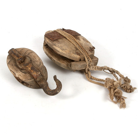 TALJA och BLOCK, 1800-tal. Allmoge - Verktyg & Redskap - Auctionet