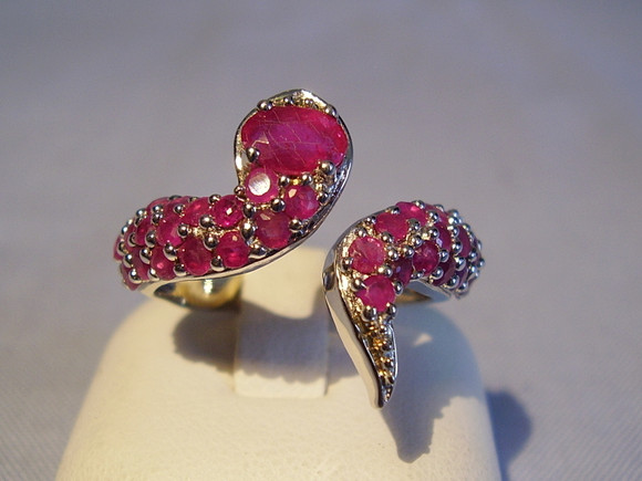 ORMRING RUBY SNAKE RING silver 925. Smycken & Ädelstenar - Ringar ...