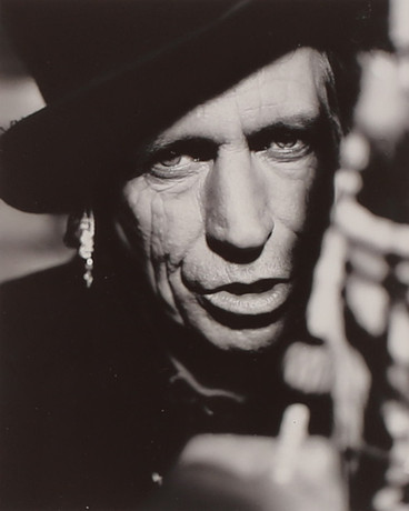 STEVE PYKE. Efter, fotoprint "Keith Richards". Konst - Fotografi ...