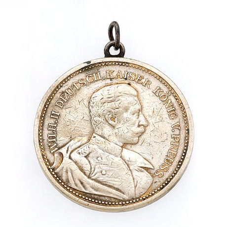 Pendant with a Kaiser Wilhelm II coin. Coins, Medals & Stamps - Coins ...