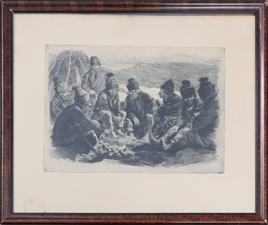 EMIL ÅBERG. etsning, signerad. Konst - Grafik - Auctionet