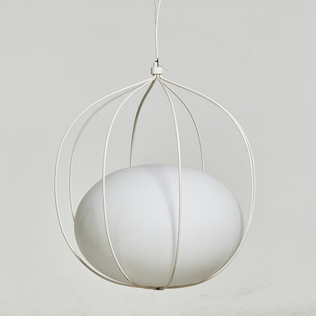 TAKPENDEL, "Hoop pendel", från Zero, inre kupa matt opalglas. Belysning ...