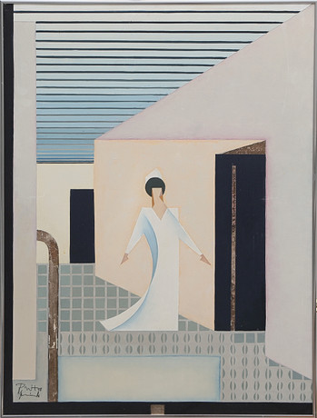 WALTER HEIDER. OIL on panel, signed, 1970s. Art - Paintings - Auctionet