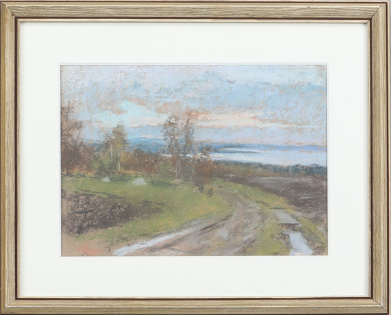 ANNA NORDGREN. pastel, landscape, signed. Art - Paintings - Auctionet