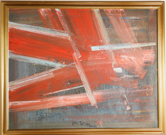 BO ERICSON. OIDENTIFIERAD KONSTNÄR. Olja på duk. signerad. Konst ...