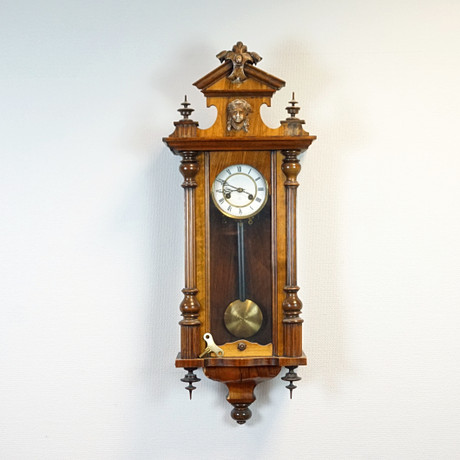 WALL PENDULUM, New Renaissance, Junghans, 19th/20th century. Clocks ...