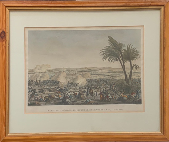 FRAMED PRINT OF BATTLE OF HELIOPOLIS. Art - Other - Auctionet