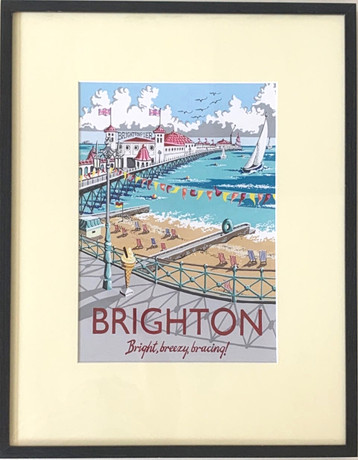 KELLY HALL. ART PRINT OF BRIGHTON. Art - Other - Auctionet