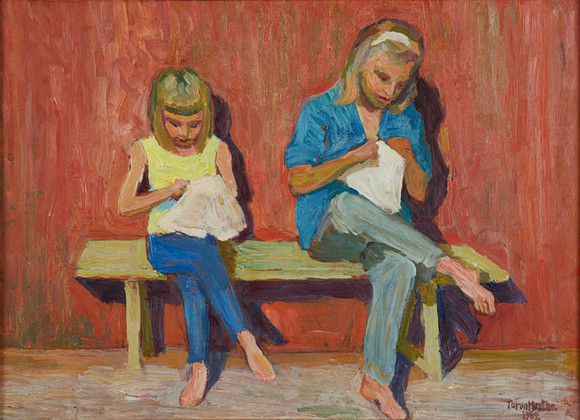 TORUN MUNTHE (född Brate, Stockholm 1891-1993 Vallentuna). Syende ...