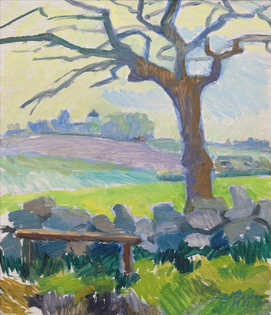 ELLA NILSSON. Olja på pannå, signerad och daterad. Konst - Måleri ...