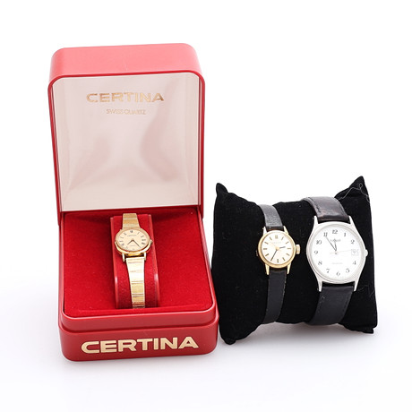 ARMBANDSUR, 3 st, Certina, Tissot. Klockor & Ur - Armbandsur - Auctionet