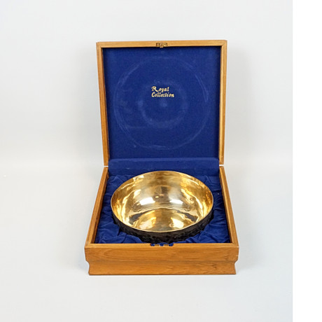 BOWL, hammered brass, Royal Collection, numbered. Silver & Metals ...