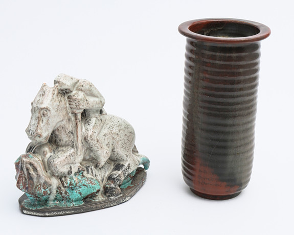 JOSEPH HEHL. Figur och vas (401-15). Keramik & Porslin - Europeiskt ...