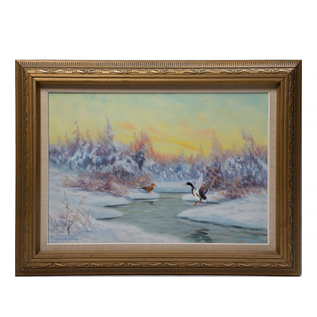 HENNING HAUGAARD. Oil on canvas, signed. Art - Paintings - Auctionet