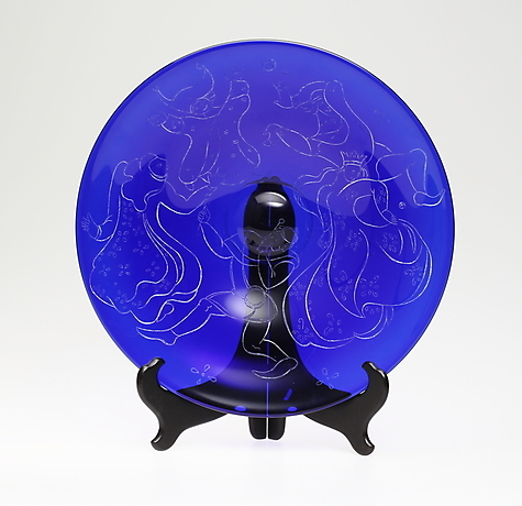 DAVID LEEK. Art glass, barrel, signed, Screw glassworks, Jarmila bulla ...