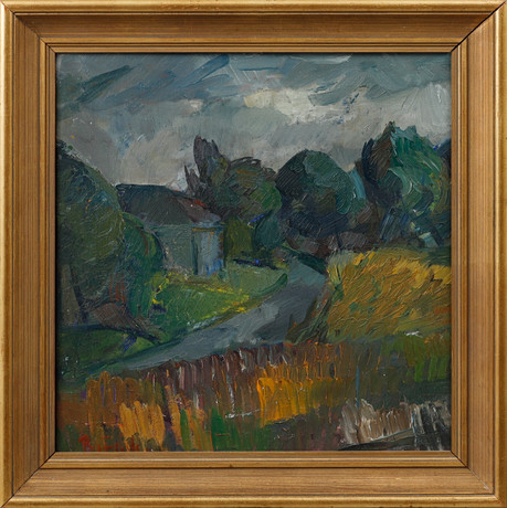 PER FALK. Landscape, oil on canvas, signed. Art - Paintings - Auctionet