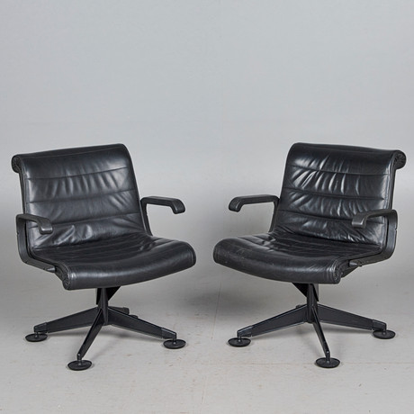 RICHARD SAPPER. Knoll International, zwei Bürostühle / Sessel, Modell ...